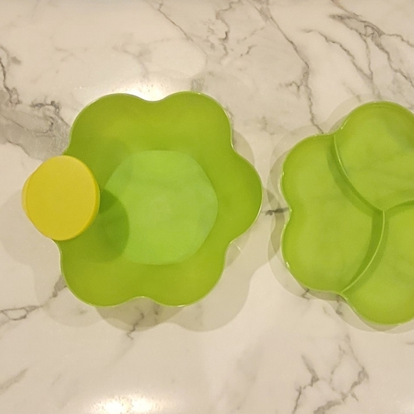 Tupperware | Kitchen | Tupperware Chip N Dip Set Green Yellow Set ...